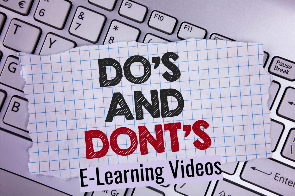 The Dos and Don'ts of E-Learning Videos - Capytech